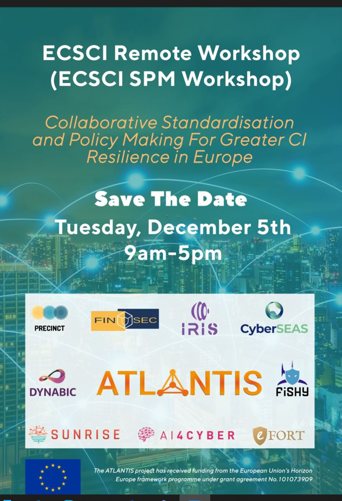 IRIS @ Collaborative Standardisation and Policy Making For Greater CI Resilience in Europe ...